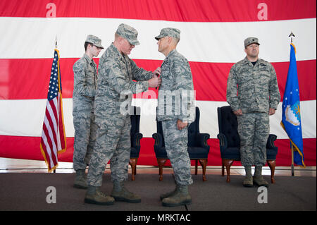 Col. Brian McCarthy, 366th Operations Group commander and Lt. Col ...