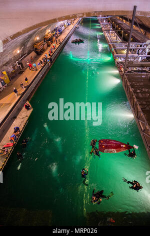 Second day of the International Human-Powered Submarine Races in the ...