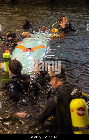 Third day of the International Human-Powered Submarine Races in the ...