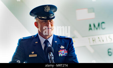 U.S. Air Force Col. Earl Scott, Commander, 60th Maintenance Group ...