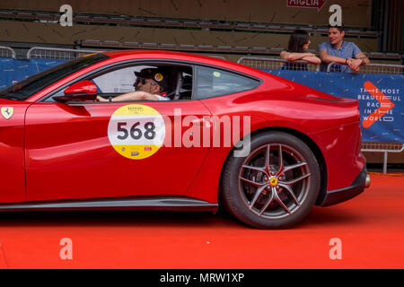 Brescia, Italy - May 19 2018: MERCEDES-BENZ 710 SSK 1929 is an old ...