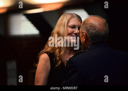 U.S. Air Force Colonel Susan Garret, commander of the 193rd Regional ...