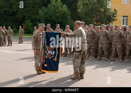 Lt. Col. Bruce Lambeth, the commander of 1st Battalion, 279th Infantry ...