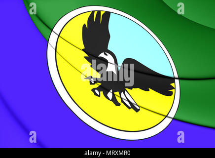 3D Flag of the Lezgian People. 3D Illustration Stock Photo - Alamy