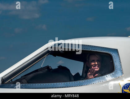 Col. Laura Lenderman, Scott Air Force Base installation commander ...
