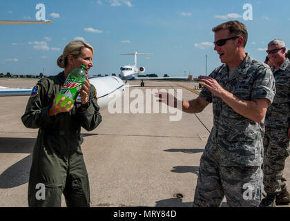 Col. Laura Lenderman, Scott Air Force Base installation commander ...