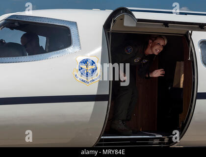 Col. Laura Lenderman, Scott Air Force Base installation commander ...