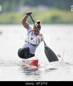 Duisburg, Deutschland. 27th May, 2018. Jacob SCHOPF, Germany, action ...