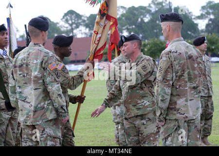 Lt. Col. Jeff Stewart, outgoing commander for the 1st Battalion, 24th ...