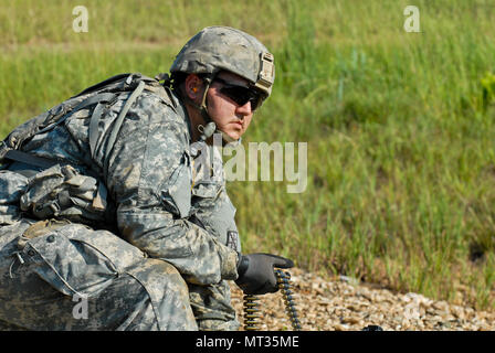 Improved M249 Machine Gun Stock Photo - Alamy