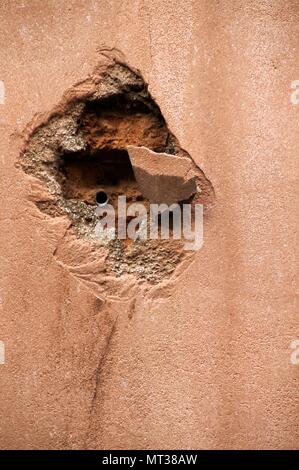 Disintegrating plaster facade of building in Venice Stock Photo - Alamy
