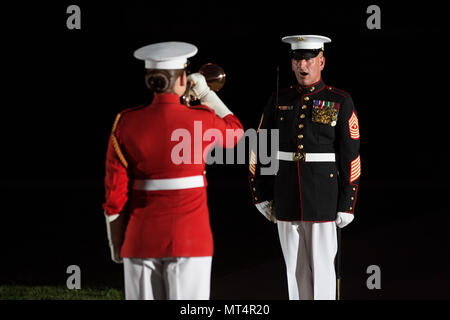 Sergeant Major Matthew R. Hackett, Marine Barracks Washington D.C ...