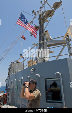 The USAV “SP4 James A. Loux” (LSV-6), a U.S. Army Logistics Support ...