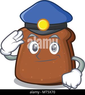 Detective slice bread cartoon character Stock Vector Image & Art - Alamy