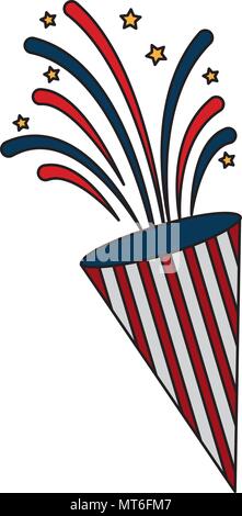 trumpet with fireworks splash vector illustration design Stock Vector ...