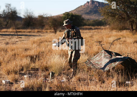 LOHATLA, SOUTH AFRICA - JULY 7, 2017: The Lohatla railway station ...
