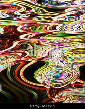 Colorful water ripples Stock Photo - Alamy