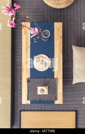 Top View Of Tatami Japanese Mat Texture Background Stock Photo - Alamy