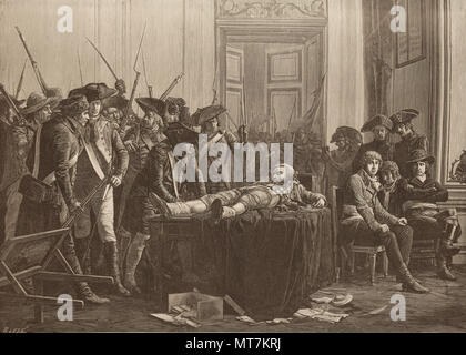 Arrestation de Robespierre Stock Photo - Alamy