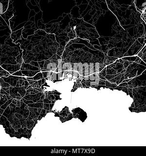 Urban vector city map of Toulon, France Stock Vector Image & Art - Alamy