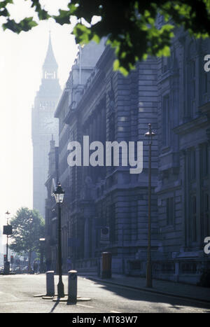 1988 HISTORICAL BIG BEN PARLIAMENT SQUARE LONDON ENGLAND UK Stock Photo ...