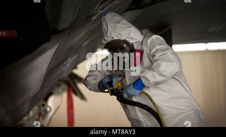 Low Observable Aircraft Structural Maintenance Airmen from the 33rd ...