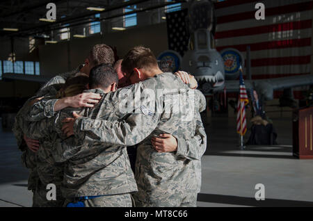 Senior Airman Lucus Zeman, 23d Equipment Maintenance Squadron, renders ...