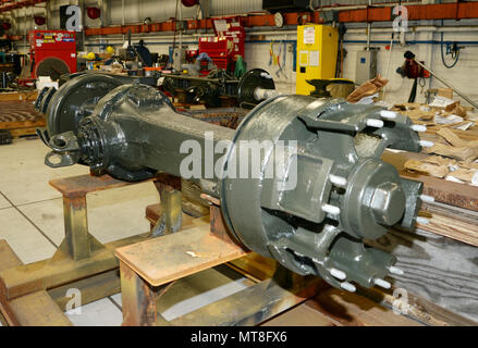 The rear axle of a World War II, Suspension Unit-Cab Over Engine Prime ...