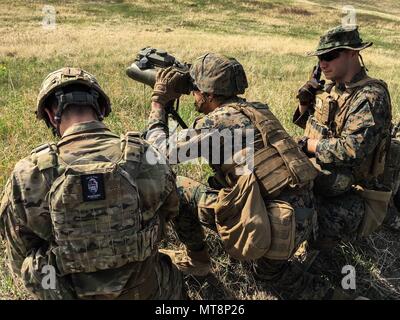 British Army radio operator during exercise, Britain, UK Stock Photo ...