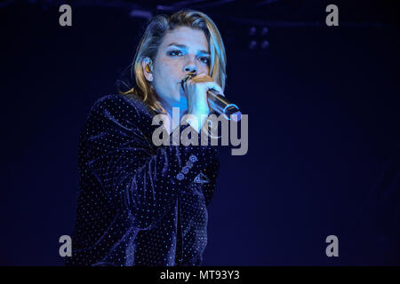 Naples, Italy. 28 May, 2018. The italian singer Emmanuela Marrone, also ...