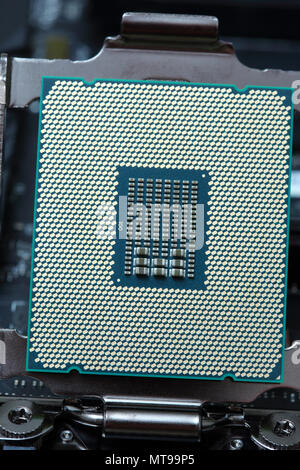 Modern processor and motherboard for a home computer Stock Photo - Alamy