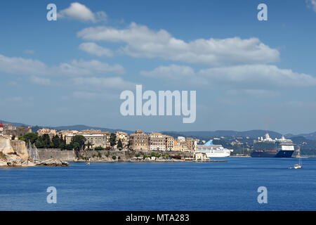 Corfu town cityscape summer season Greece Stock Photo - Alamy