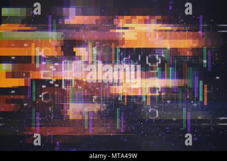 Test Screen abstract Glitch Texture Stock Photo - Alamy