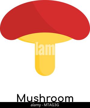 Mushrooms linear icon. thin line illustration. Champignons contour ...