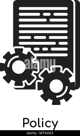 insurance policies document on white background Stock Vector Image ...