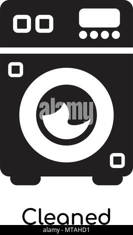 Cleaning brush mobile app. Vector illustration design Stock Vector ...