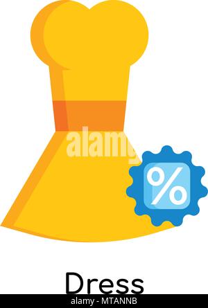 dress female clothing line style icon vector illustration design Stock ...