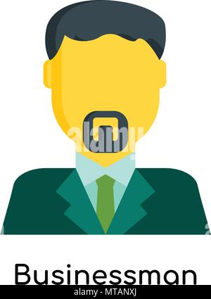 Businessman icon green vector Stock Vector Image & Art - Alamy