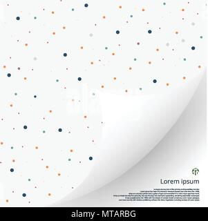 Abstract of colorful dots pattern spread background, illustration ...