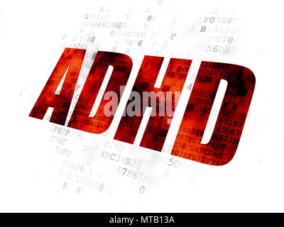 Medicine concept: ADHD on computer keyboard background Stock Photo - Alamy
