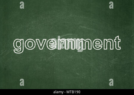 Politics concept: Government on chalkboard background Stock Photo - Alamy