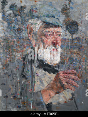 John Quinton Pringle - Man with Tobacco Pouch - 1903 Stock Photo - Alamy