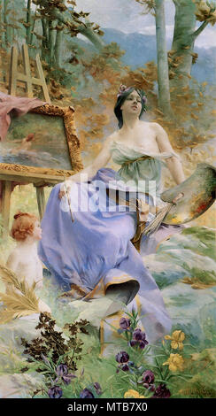 Quinsac Paul François - La Peinture - French School - 19th and Early ...