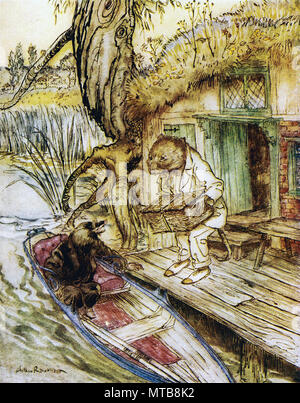 wind in the willows arthur rackham illustration Stock Photo - Alamy