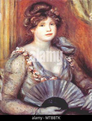 Pierre-Auguste Renoir - Lady Fan 1908 Stock Photo - Alamy