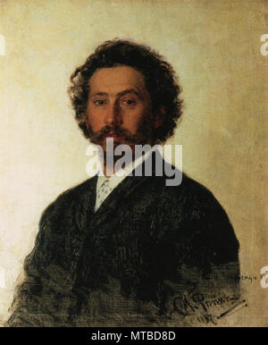 Repin Ilja - Self Portrait 3 1887 Stock Photo - Alamy