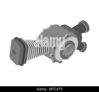 Engine racing Isometric. Motor motorcycle isolated. Vector illustration ...