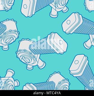 Engine racing Isometric pattern seamless. Motor motorcycle background ...