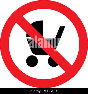 No family allowed sign Stock Photo - Alamy