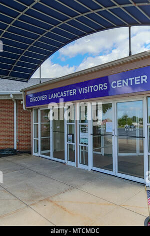 Lancaster, PA, USA - May 23, 2018: Directional signs to US Route 30 ...